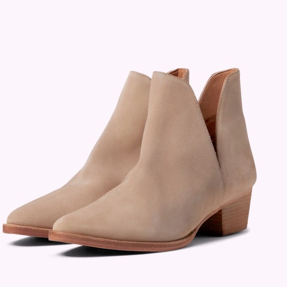 Free People | Shoes | Free People Charm Double V Cut Out Ankle Boots ...